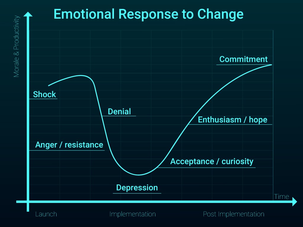Shock, Denial, Anger : First Response To Digital Transformation Initiatives
